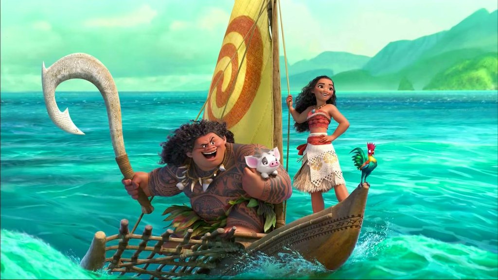 Iată personajele animaţiei Moana, în care Dwayne Johnson este semizeu ...